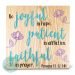 Bible Verse Wall Art on Wood - Romans 12:12 - Grace Cut Designs